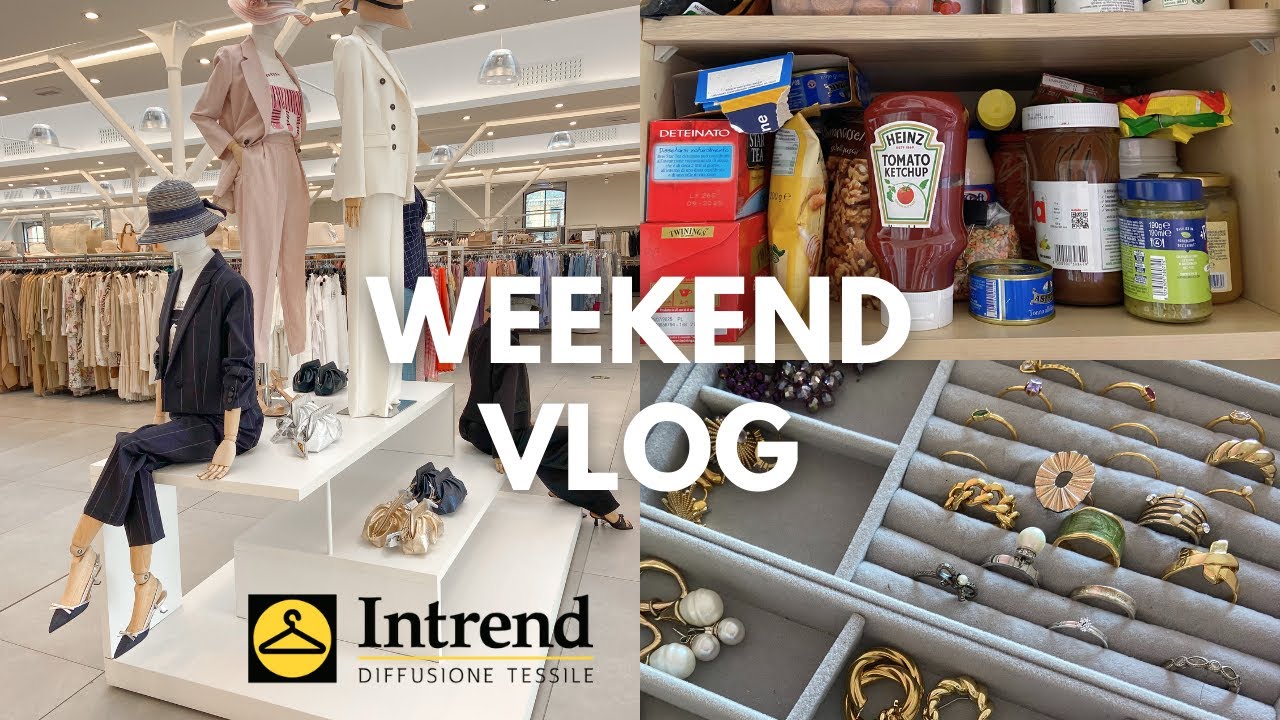 SHOPPING DA INTREND, SVUOTO LA SPESA E SISTEMAZIONE GIOIELLI || Weekend ...