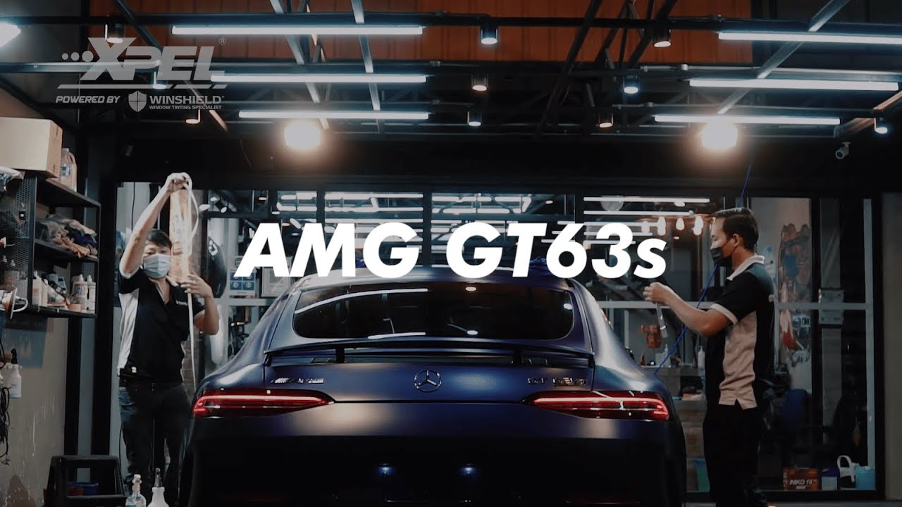 Matte Paint Protection Film & Ceramic Coating | Mercedes AMG GT63s ...
