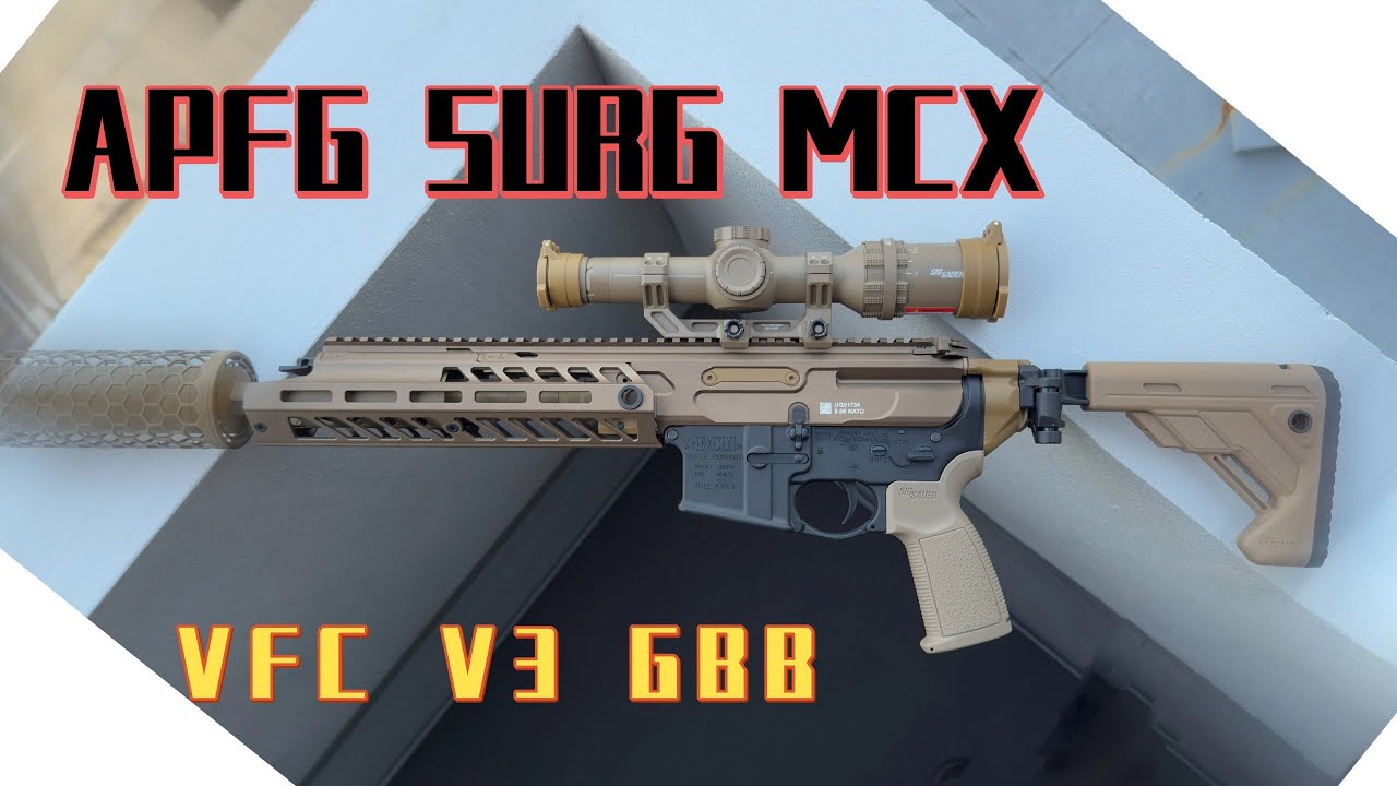 First look on the APFG /vfc sig mcx surg kit！US SOCOM mcx version GBB ...