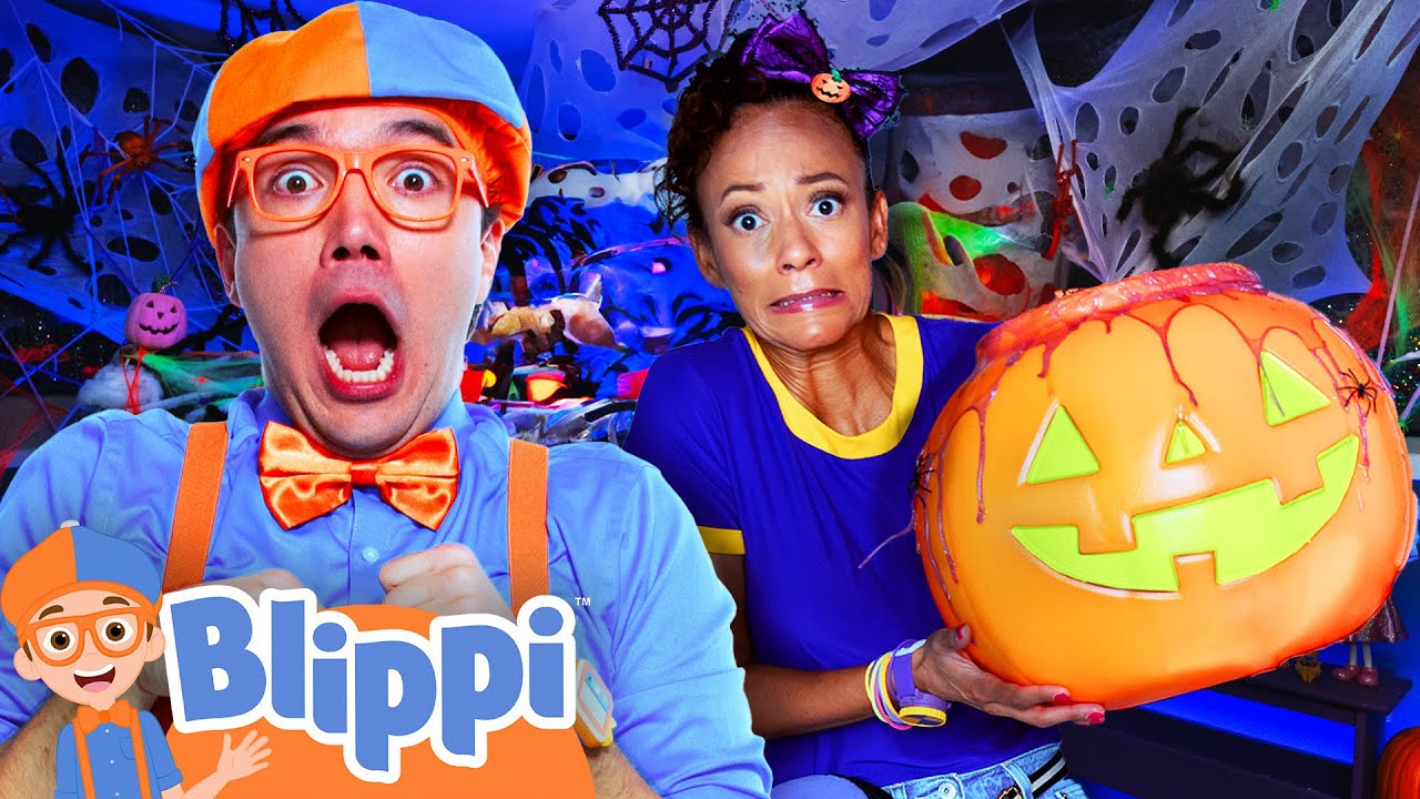 Blippi’s Trick-or-Treat Halloween Adventure 🎃🕷️ | Spooky Fun and ...
