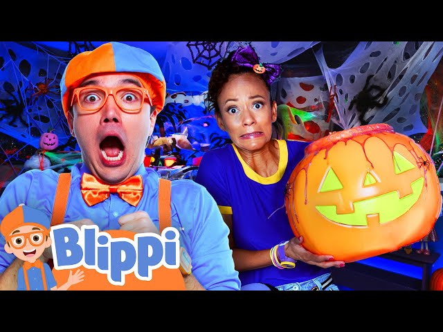 Blippi’s Trick-or-Treat Halloween Adventure 🎃🕷️ | Spooky Fun and ...