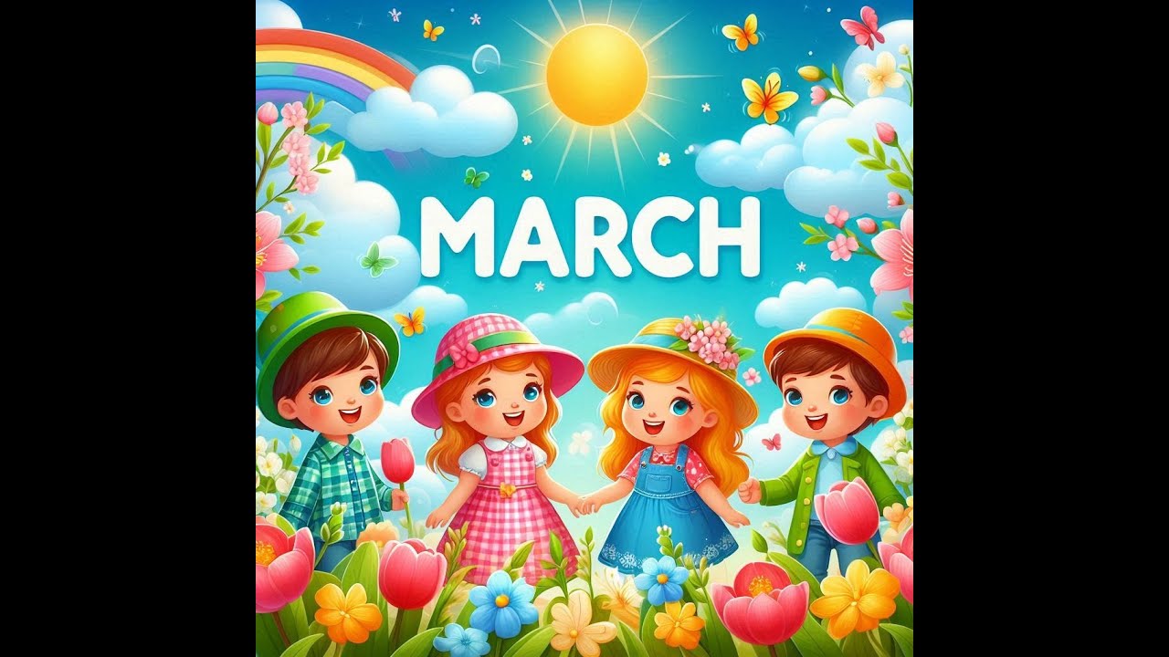 🌸 Marching into Spring! | Fun Kids Song About March 🎶 🌸 - YouTube