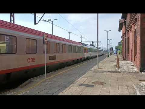 Rodzyn EP09-046 Porta Moravica 105 Przemyśl Główny - Graz Hauptbahnhof. Stacja Chałupki. - YouTube