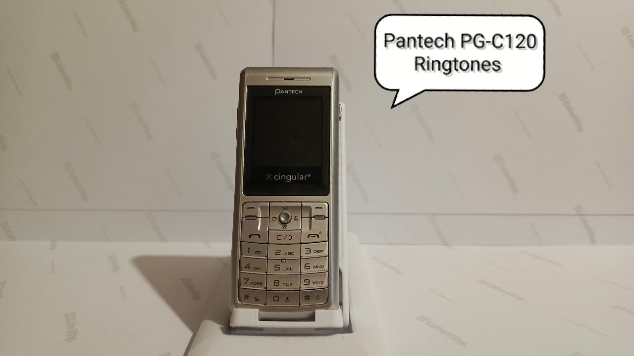 Pantech PG-C120 Default Ringtones - YouTube