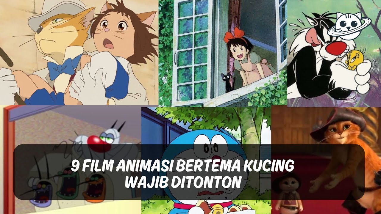 9 FILM ANIMASI BERTEMA KUCING WAJIB DITONTON - YouTube