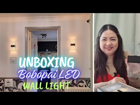 UNBOXING AND INSTALLATION OF BOBOPAI LED WALL LIGHT || Bobopai LED wall ...