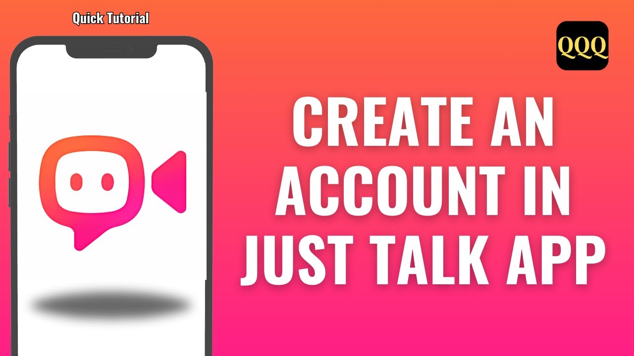 How To Create An Account In Just Talk App - YouTube