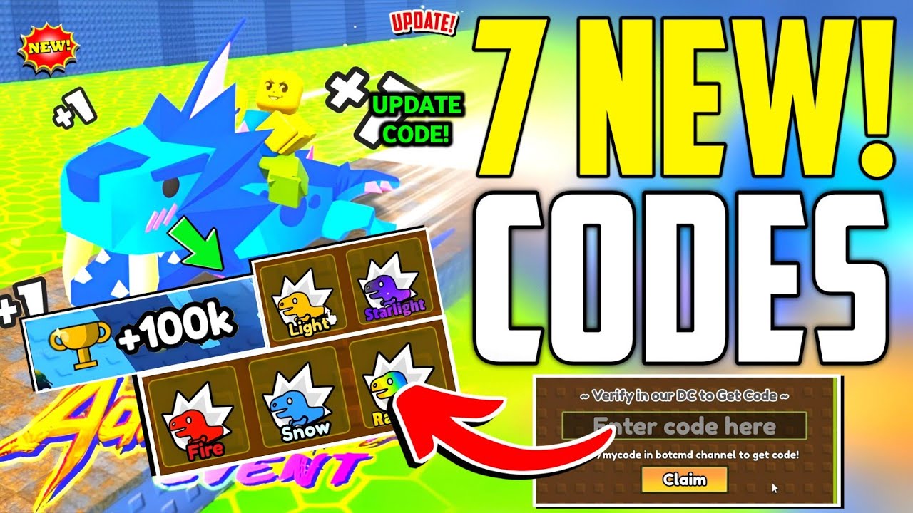 ⚠️UPDATE!💥[CODE]⚠️ +1 SPEED DINOSAUR ESCAPE ROBLOX CODES 2026 || +1 ...