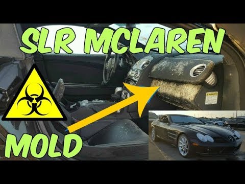 MOLDY BIOHAZARD $400k Mercedes SLR McLaren SALVAGE Due to Hurricane ...