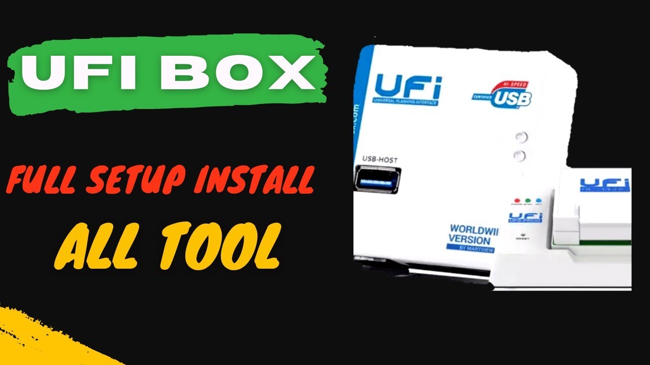 Ufi box full setup installation!! how to install ufi box setup ...