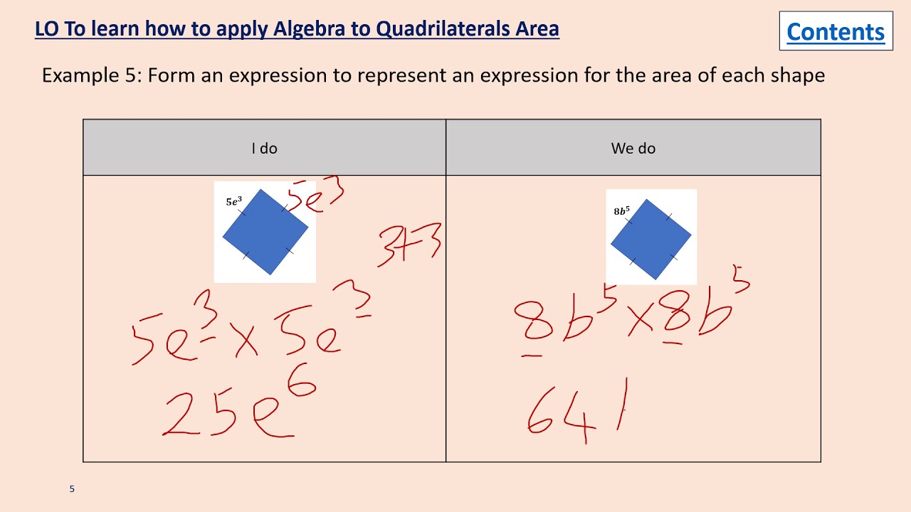 Year 11 Lesson 1 applying algebra to shape problems - YouTube