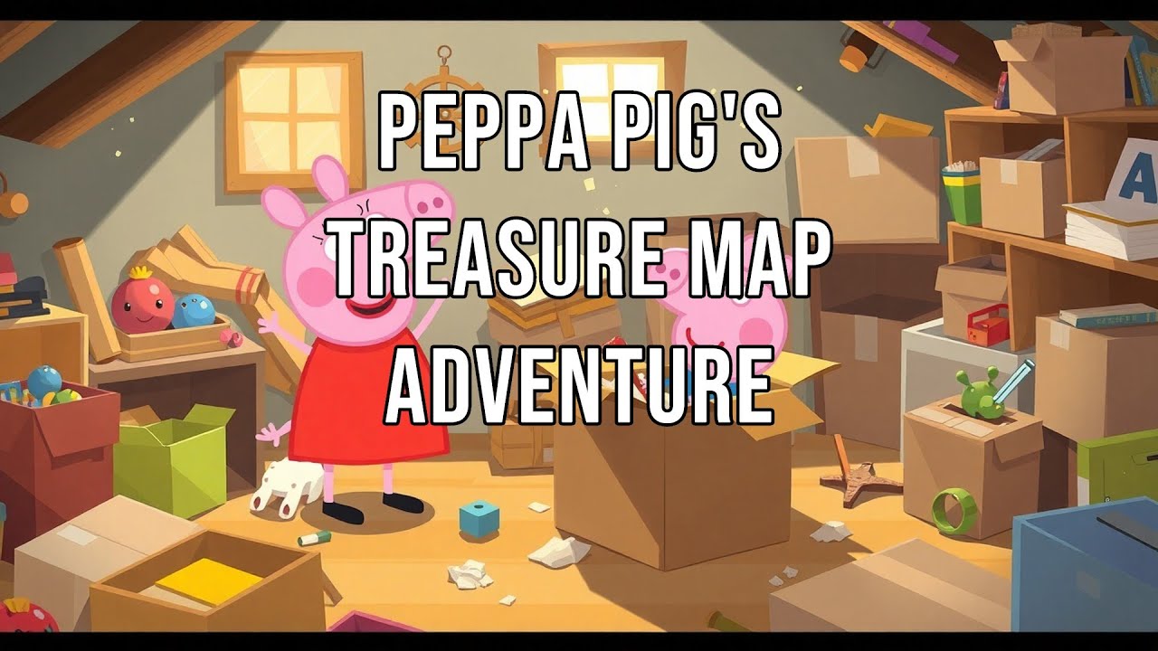 Peppa Pig's Treasure Map Adventure - YouTube