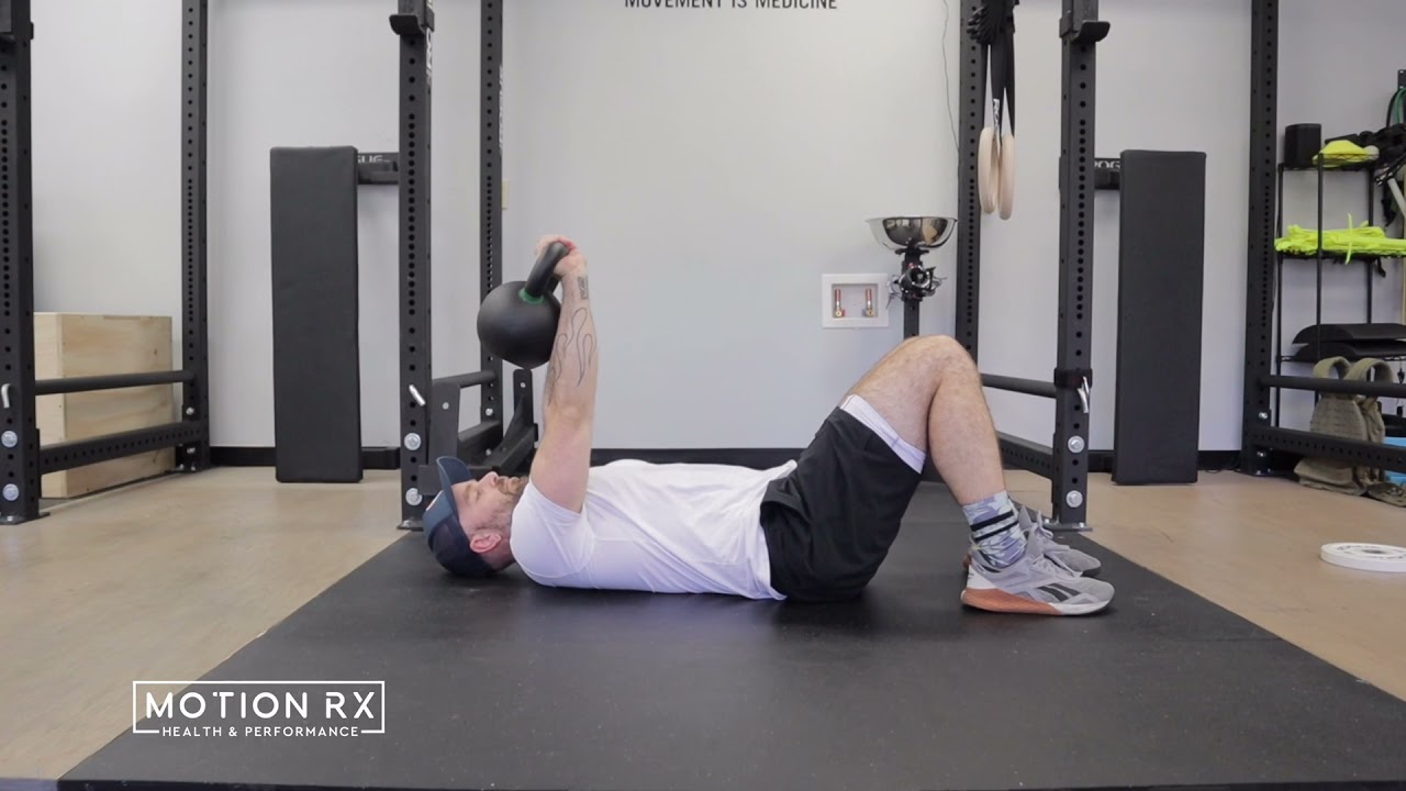 SUPINE KB HOLDS - YouTube