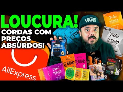 ABSURDO!!! AS MELHORES CORDAS BARATAS do ALIEXPRESS! SAIBA COMO COMPRAR PELO MENOR PREÇO!!!!