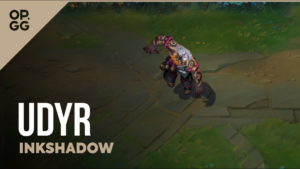 Ink Shadow Udyr – OP.GG Skin Review – League of Legends - YouTube