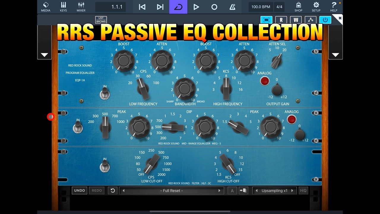 RRS Passive EQ Collection - EQP 1A - MEQ 5 - HLF 5 - Two Essential EQs ...