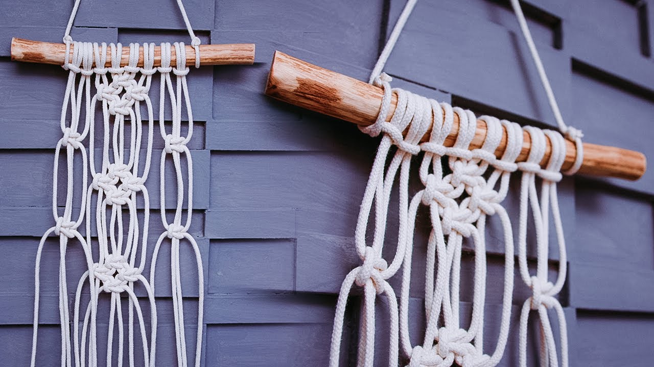 Macramê Para Iniciantes | Tutorial Passo a Passo - YouTube