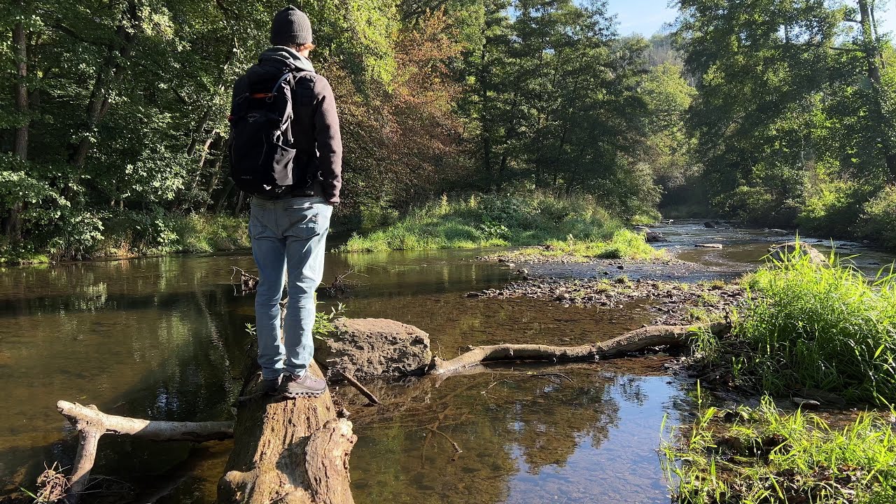 Hiking along the Nister River (Nistertal-Loop) #hiking #ambientmusic # ...