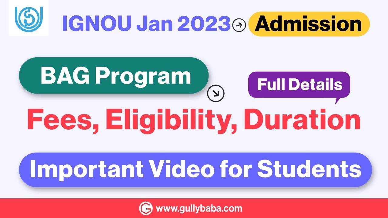 IGNOU BAG Course Info BAG Programme Admission 2023 Fees ignou-bag-course-info-bag-programme-admission-2023-fees