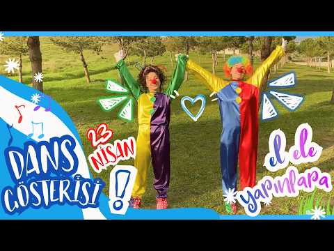 🎈 El Ele Yarınlara |23 Nisan Tören Dansı |Palyaçolarla Kolay ve Eğlenceli Koreografi |Dans Gösterisi