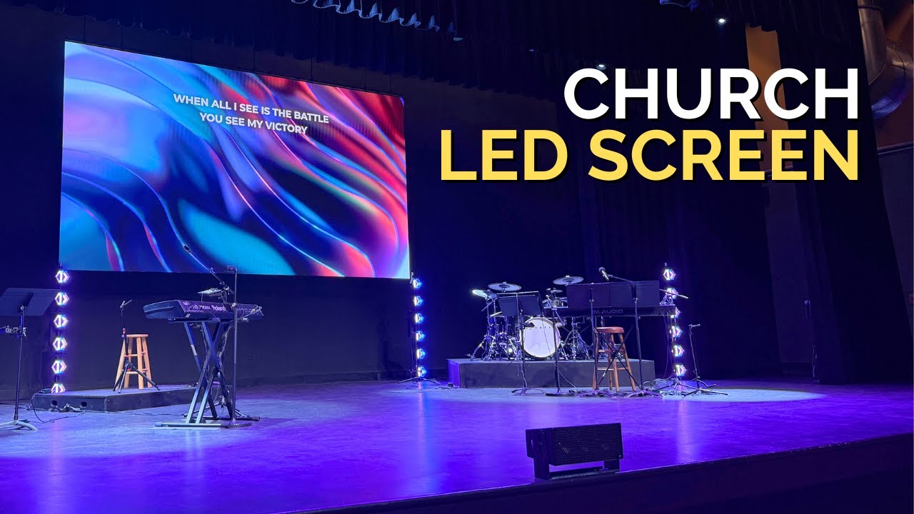 Church LED Screen System Walk-Through | Palm City Presbyterian - YouTube
