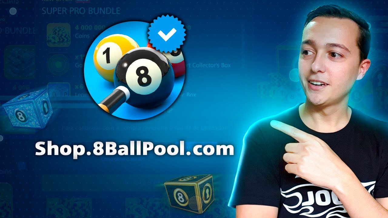 TUDO SOBRE A LOJA OFICIAL DO 8 BALL POOL! - YouTube