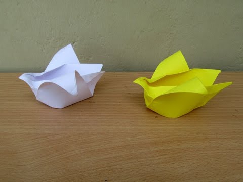 How to Make a Paper Peace Dove Box - Easy Tutorials - YouTube