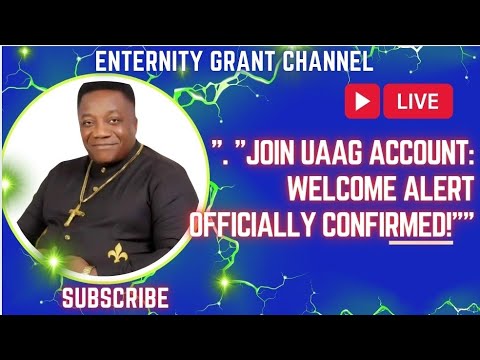 . "Join UAAG Account: Welcome Alert Officially Confirmed!"#funding ...