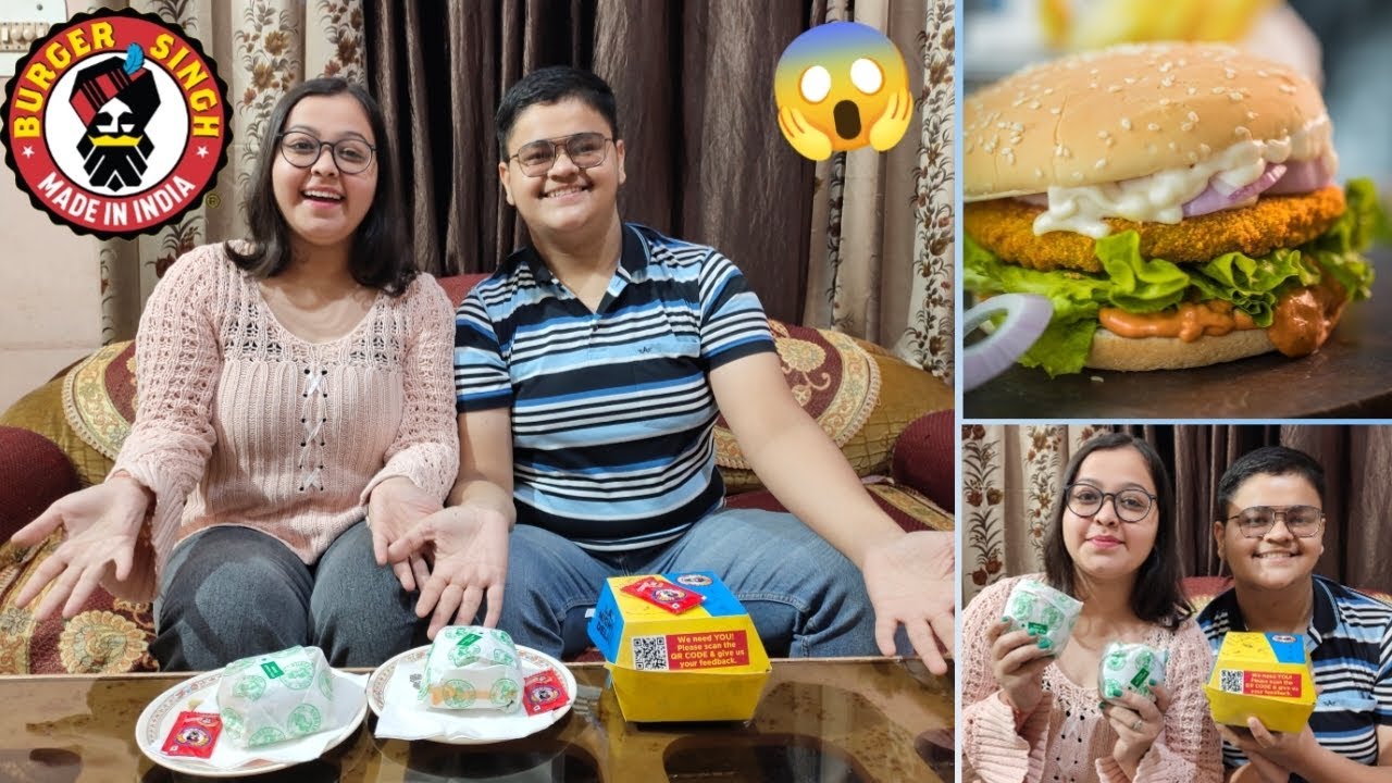 Burger singh review | Cheap VS Expensive burgers || KARNAL - YouTube