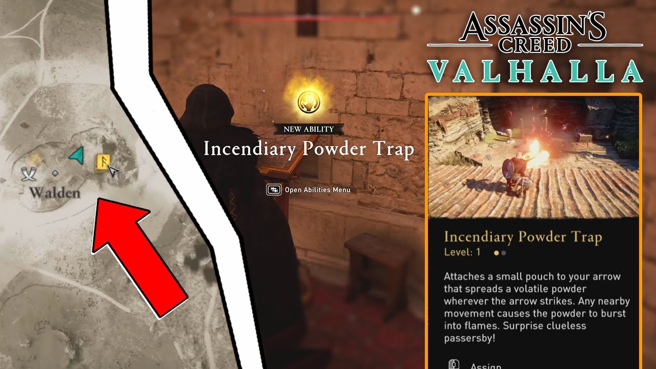 Incendiary Powder Trap Ability Location Guide - Assassin's Creed ...