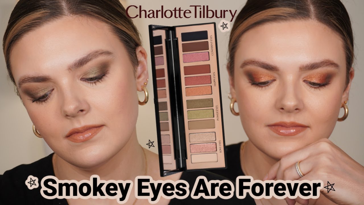 Charlotte Tilbury Smokey Eyes Are Forever Instant Eye Palette! 2 LOOKS ...
