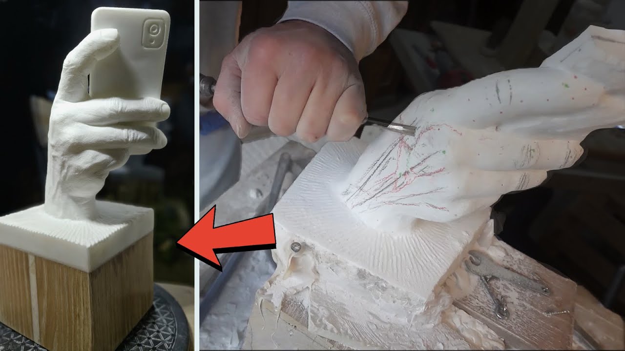 Carved in Marble | Hyper-Realistic Stone Carving| A Modern Classic ...