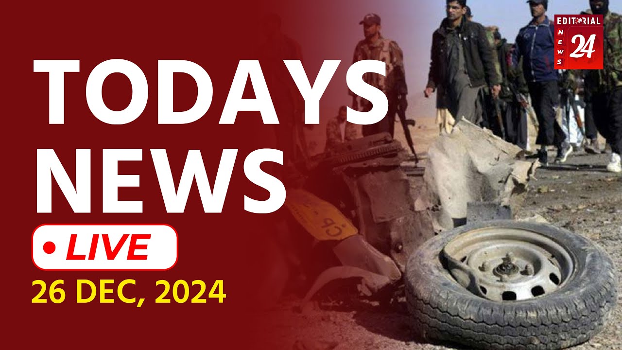 🔴Live: Today's News | 5 PM | 26th December 2024 | Editorial News24 ...