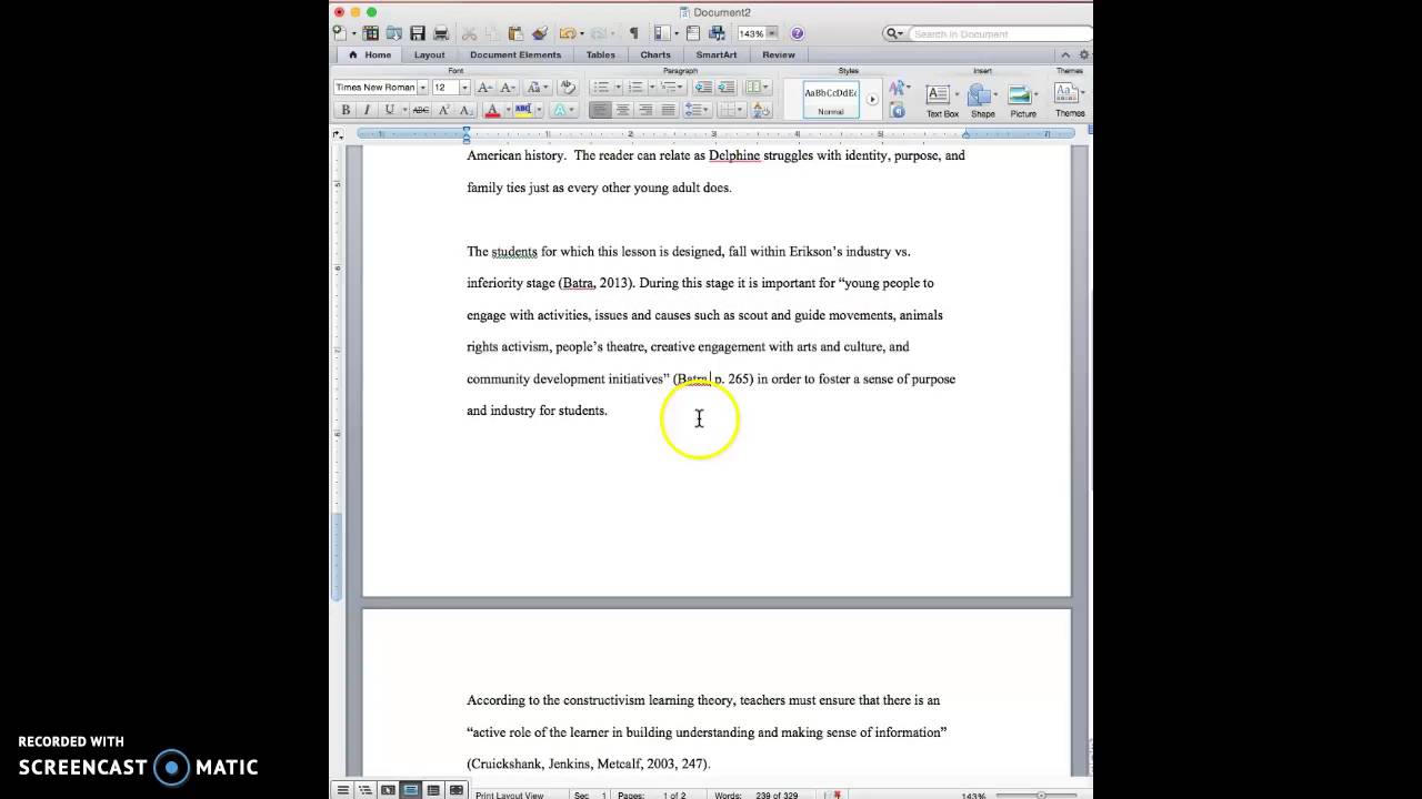 Rationale and APA citations - YouTube