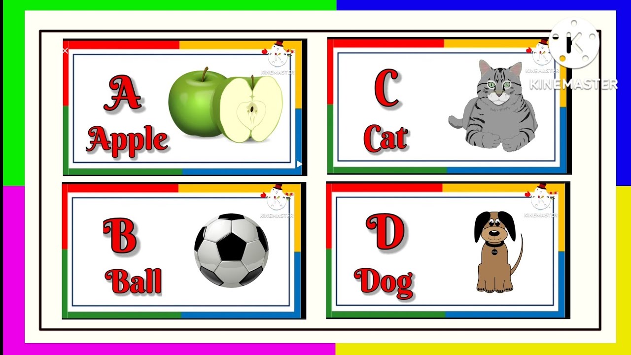 abcd,a b | A for Apple , B for Ball , C for Cat | abcd sikhao bacchon ...