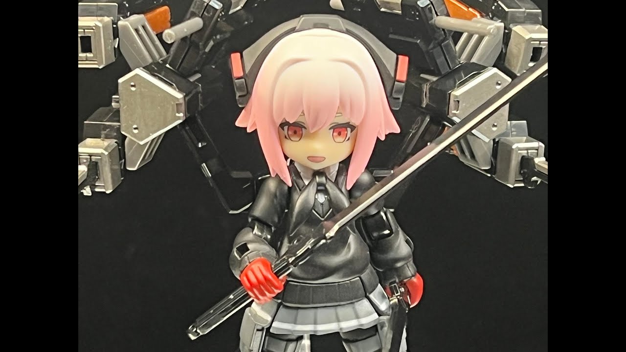 盒玩開箱 MegaHouse DESKTOP ARMY 桌上武裝 重兵裝女子高中生 肆 - YouTube