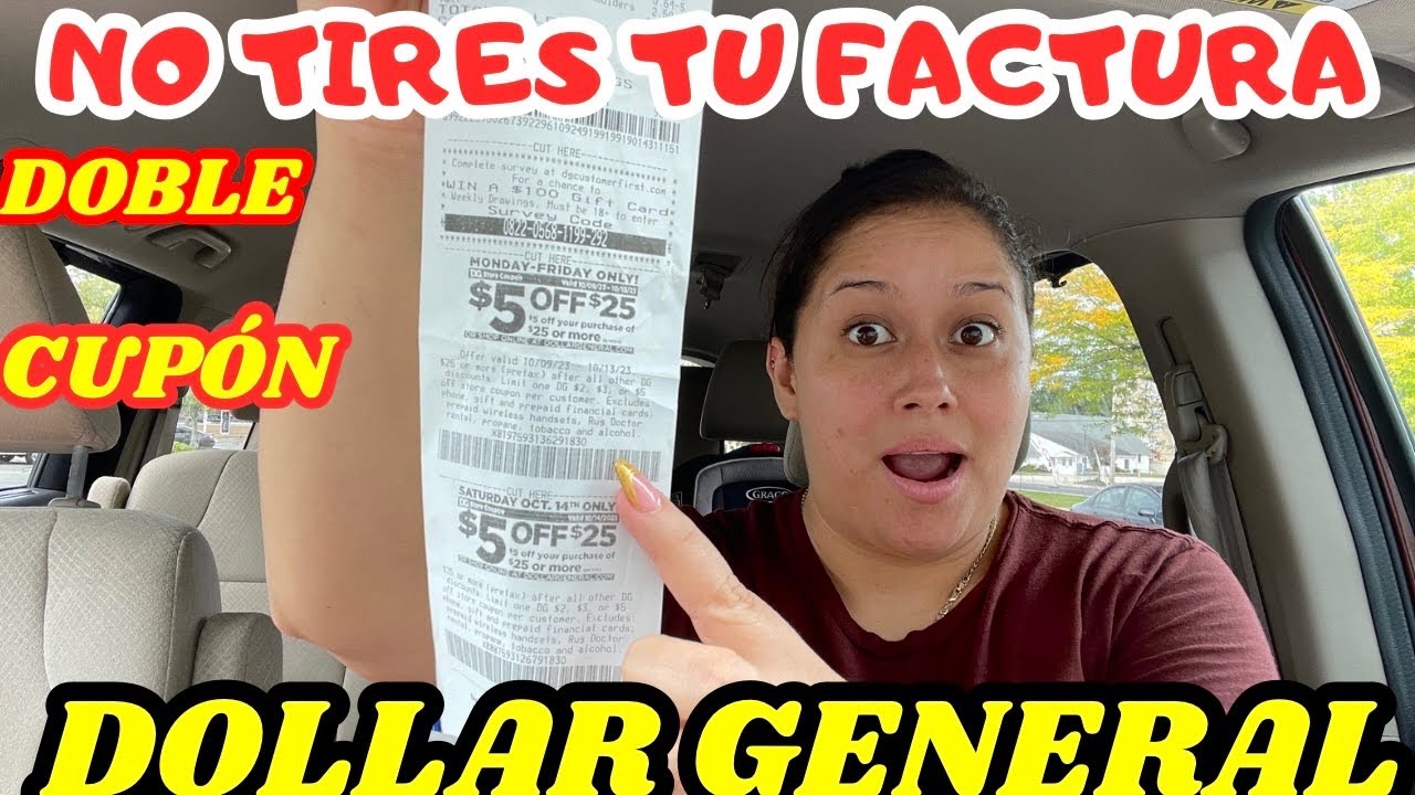 🔥😱😳NO TIRES TU FACTURA MIRA ESTO\🔥**DOLLAR GENERAL DOBLE CUPÓN‼️😱 - YouTube