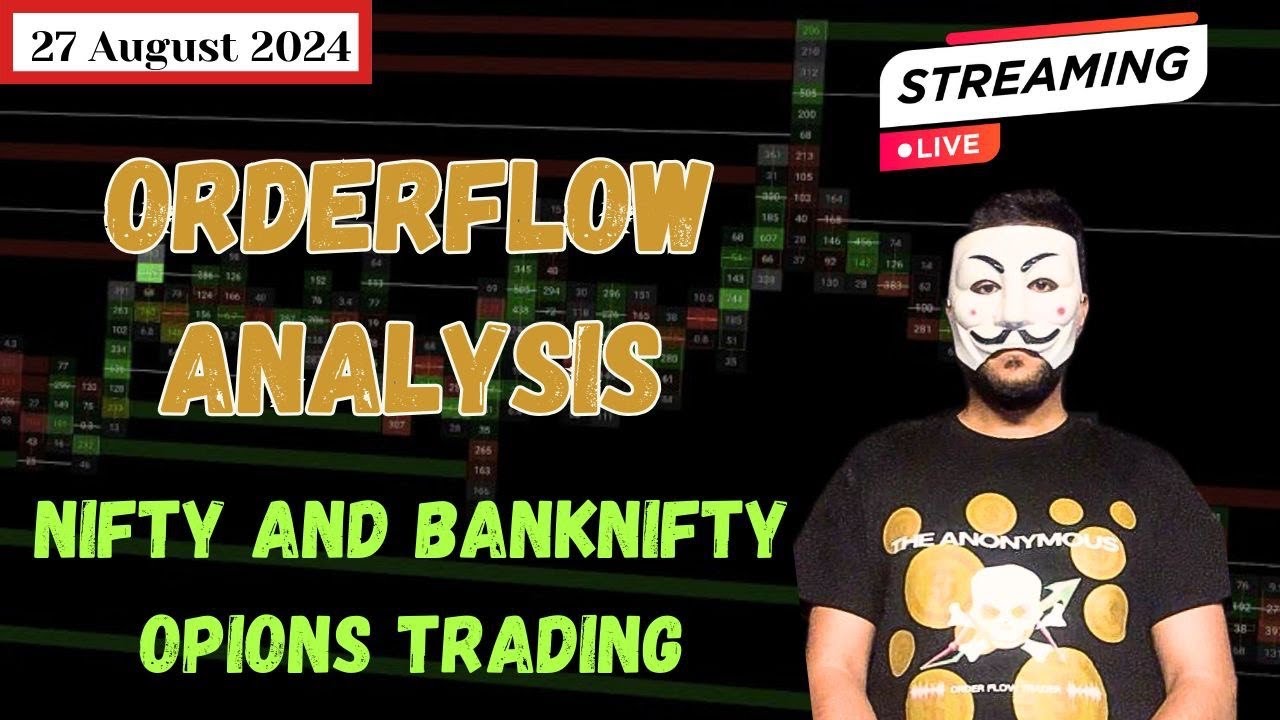 🔴 Order flow Analysis Live | Nifty and Banknifty Live | 7th Aug 2024 - YouTube