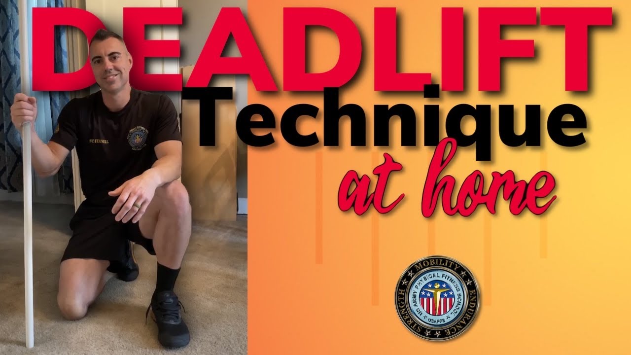 At home Deadlift Techniques - YouTube