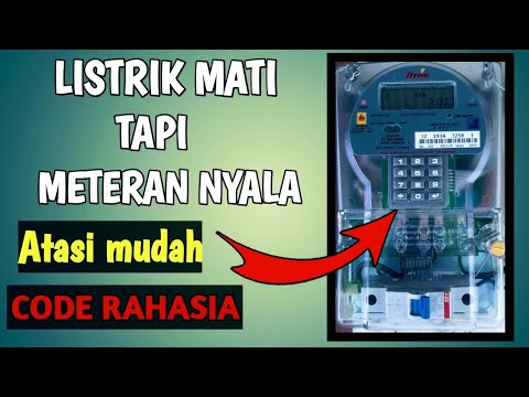 CARA mengatasi LAMPU MATI tapi METERAN HIDUP pada listrik pulsa rumah - YouTube