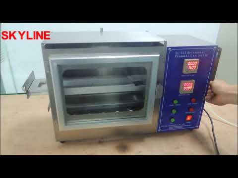 ISO 3795, FMVSS 302, DIN 75200 Flammability Testing Equipment ...