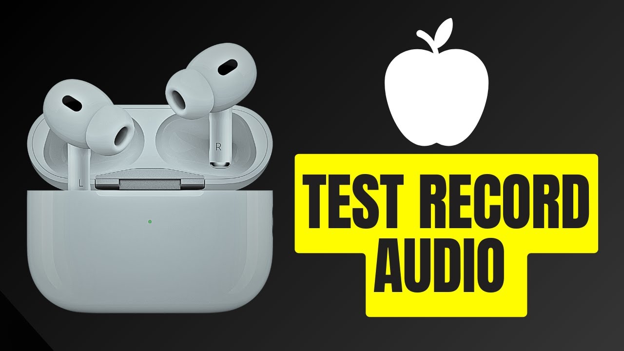 Airpods Pro 2 Microphone Test Record Audio On Airpods Pro 2 On Mac ...