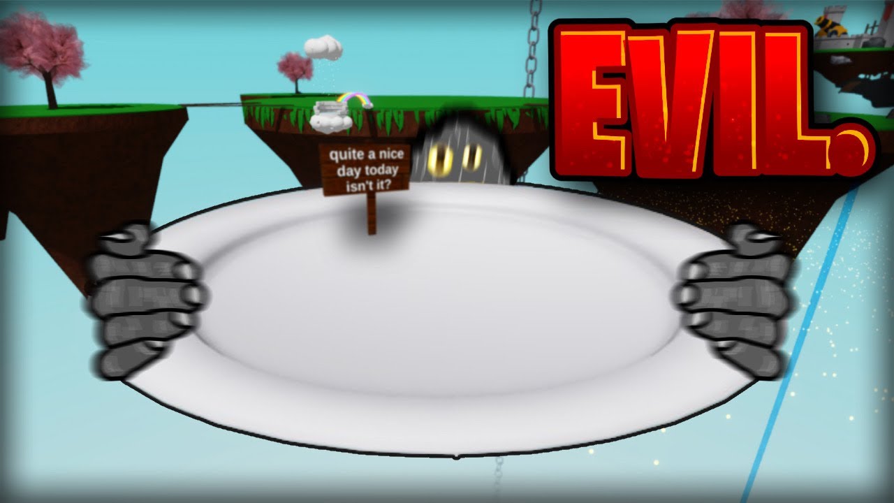 Slap Battles made the plate EVIL. - YouTube