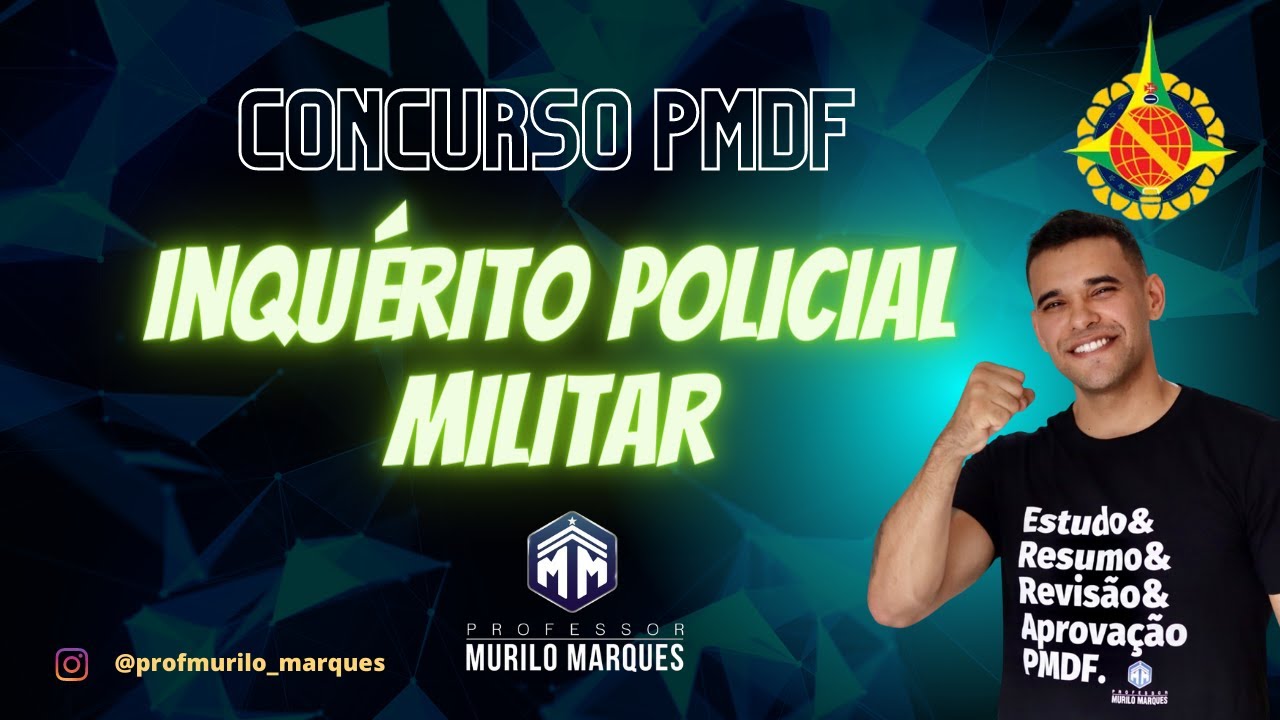 Inquérito Policial Militar para PMDF - YouTube