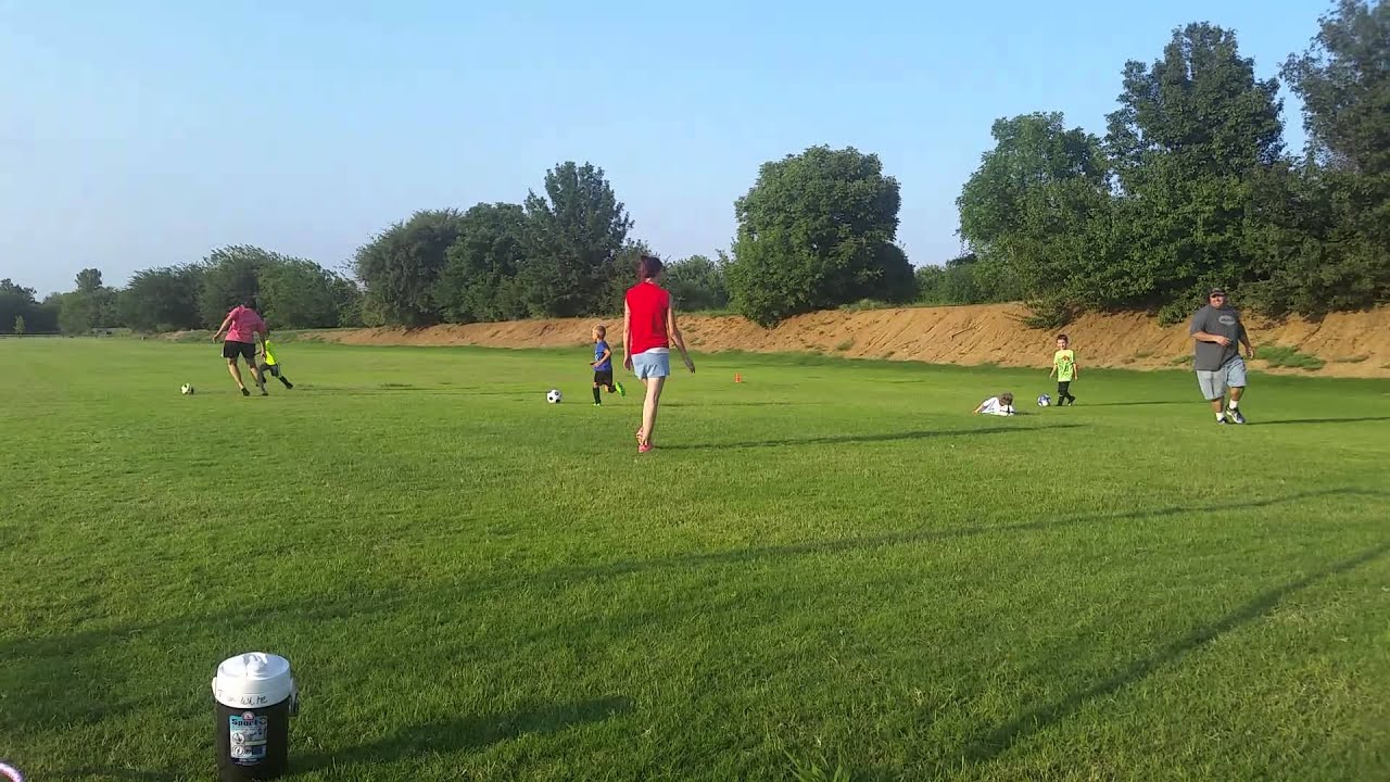 Tyler dribbling the soccer ball - YouTube