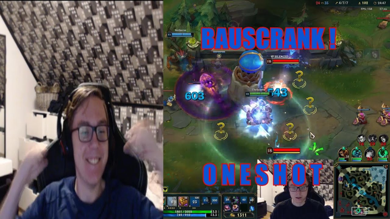 BAUS SOLO BOLO TWITCH HIGHLIGHTS - LoL Moments Clips - YouTube
