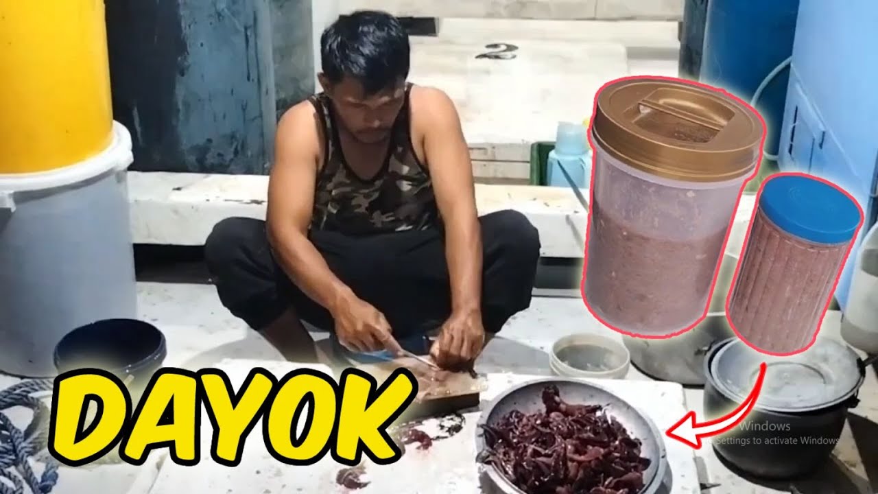 Proseso ng paggawa ng DAYOK o FERMENTED FISH INTESTINES | Fishing ...