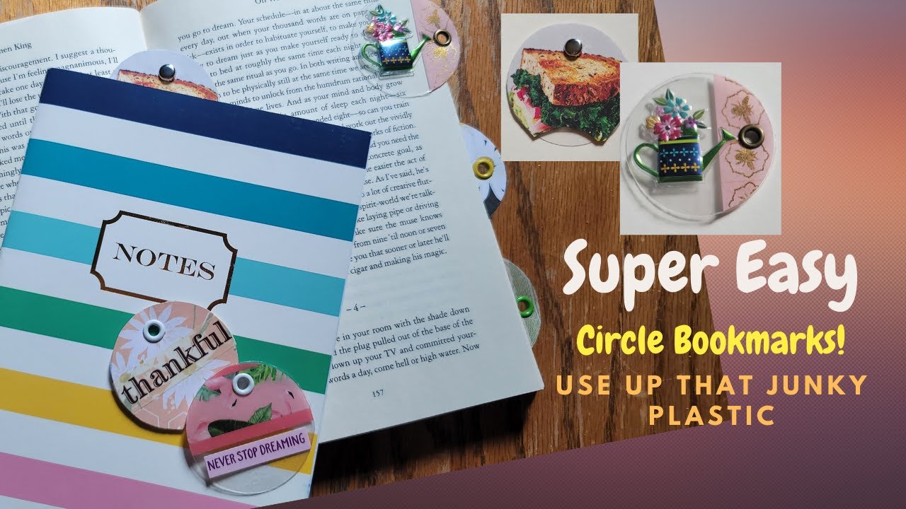 Super Easy Circle Bookmarks - YouTube