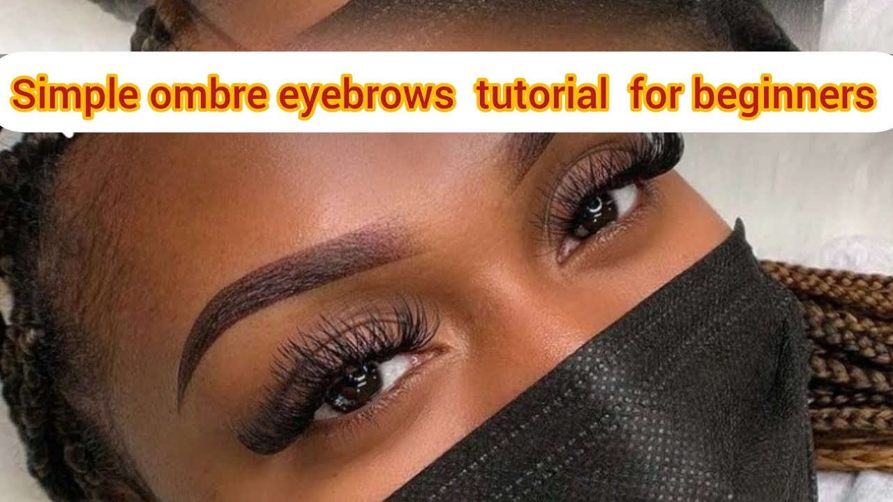 BEGINNER EYEBROWS TUTORIAL: SIMPLE WAY #fyp #makeuptutorial #eyebrows ...