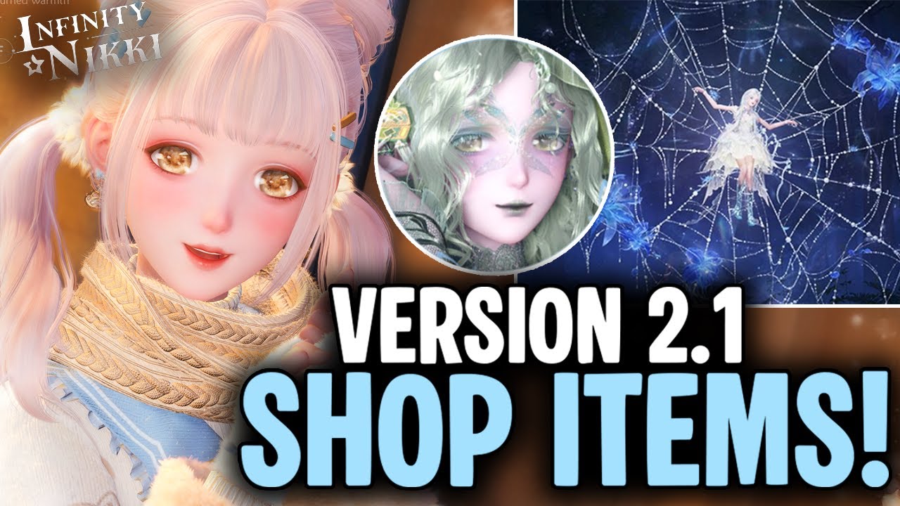 ALL NEW FREE & PAID Shop Items! 🕸️ Spider Web Decor | Infinity Nikki V2 ...